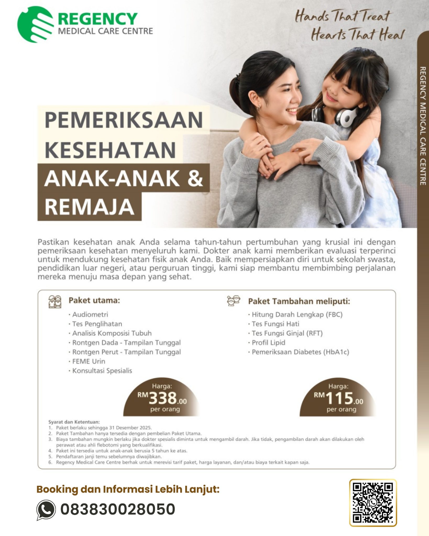 Informasi Regency Medical Care Centre - RMCC Johor